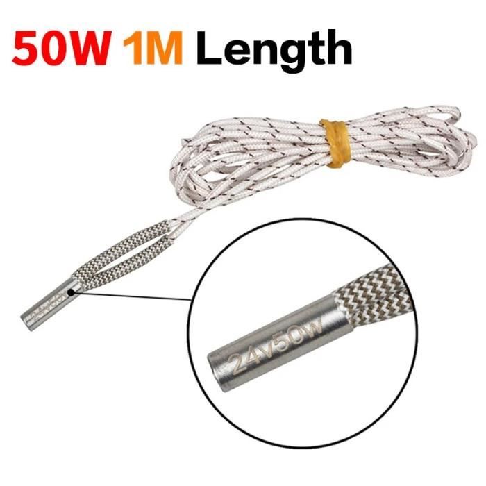 Cartouche chauffante pour imprimante 3D,12V-24V 50W 70W,tube chauffant ...