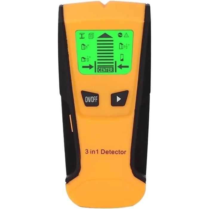 Scanner mural détecteur de montants Détecteur de métaux 3 en 1, goujons ...