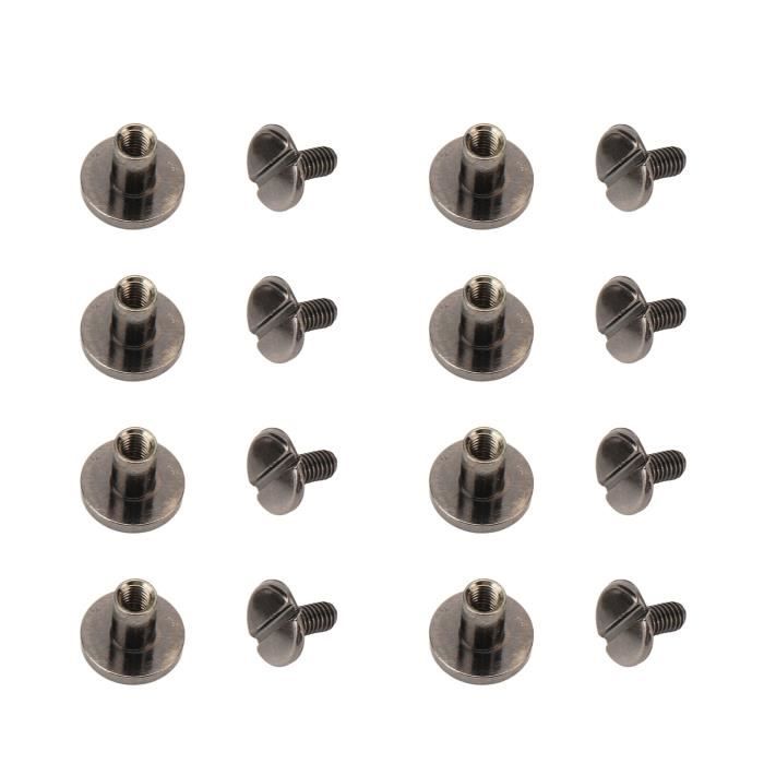 TMISHION Vis Chicago 120set Chicago Vis 9x8mm DIY Burr Free Laiton ...