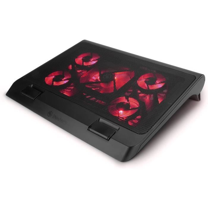 Support Refroidisseur Pc Portable Gaming Avec Ventilateurs Led, Hauteur ...