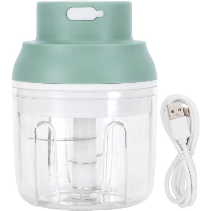 Purée D'Ail Électrique 250 Ml, Mini Hachoir À Légumes Portable Pour ...