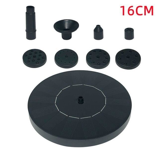 FONTAINE DE JARDIN,16cm--Mini fontaine à eau solaire, piscine, étang ...