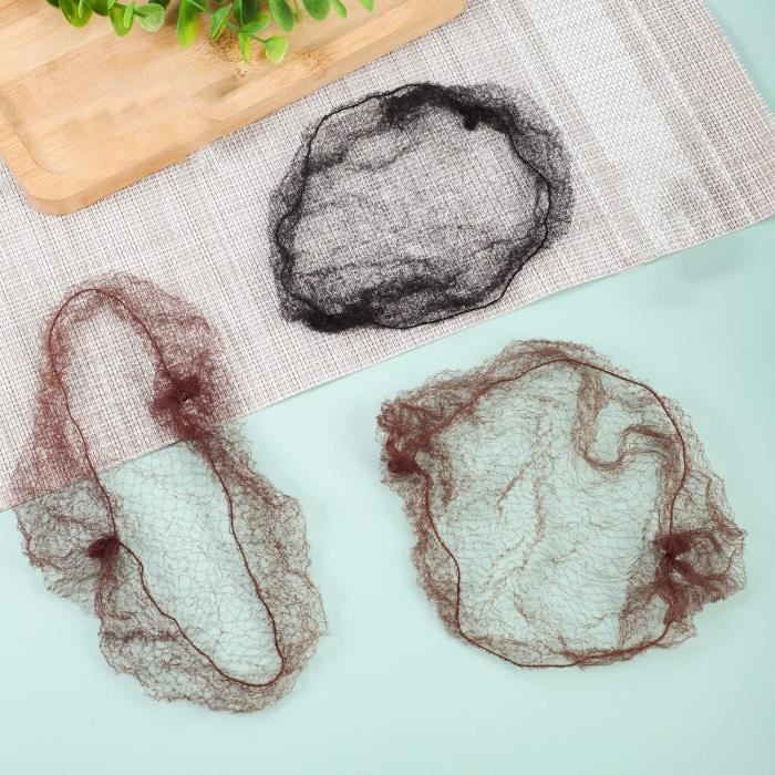 40 Pcs Filet Chignon, Filets À Cheveux Élastique En Maille Fine Filet ...