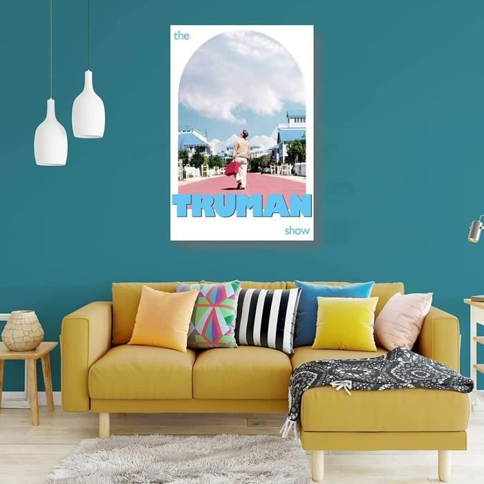 Affiche d'art du film The Truman Show. Poster esthétique pour chambre à coucher - 40 x 60 cm ...