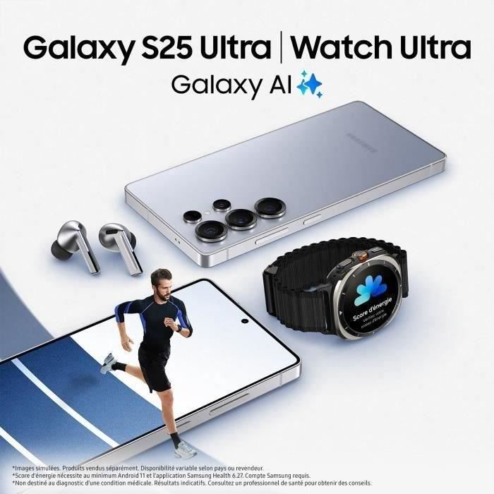 SAMSUNG Galaxy S25 Ultra AI Smartphone 256 Go Gris Titane - Cdiscount ...