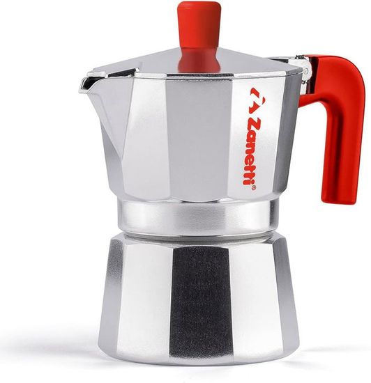 Mama Red Edition Cafetière Moka en aluminium, machine à café 2 tasses ...
