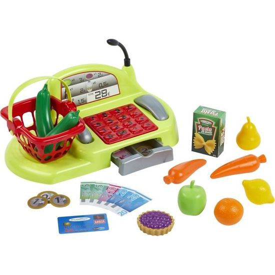 Chariot de supermarché ECOIFFIER avec caisse enregistreuse - Cdiscount Jeux - Jouets