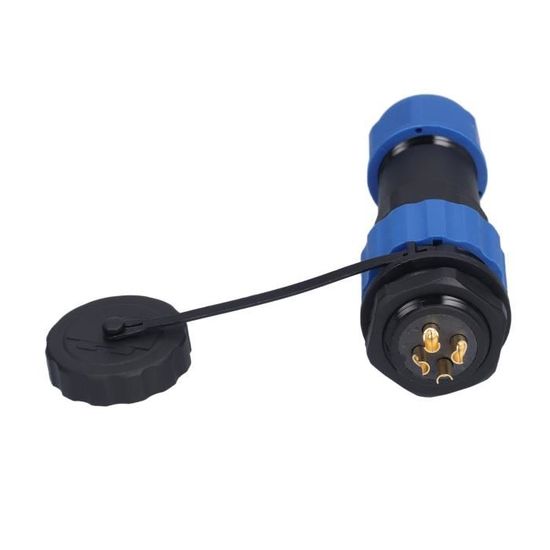 Prise de courant d'aviation IP68 Connecteur étanche Écrou arrière Mâle ...
