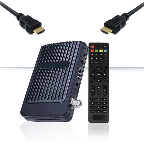 Mini décodeur satellite HD - GENERIC - FTA - 2 ports USB - 1 port HDMI ...