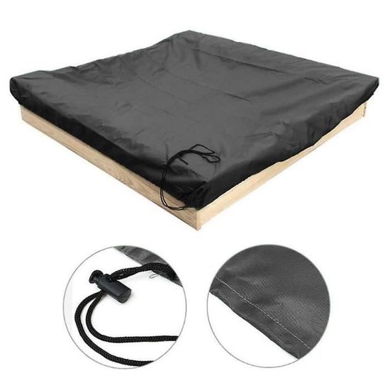 VGEBY Couverture étanche pour bac à sable, protection contre la ...