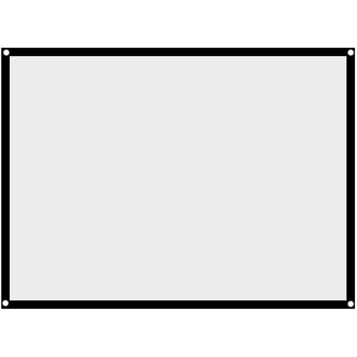 Toile de projection pliable pour projecteur - Projection portable de 60 ...
