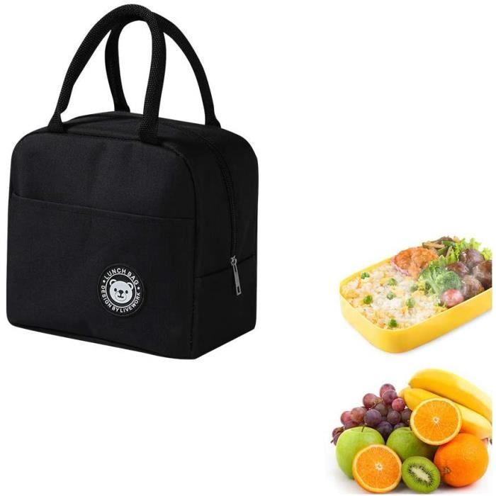 Panier Repas,Sac Isotherme Repas,Lunch Bag Portable,Sac à Lunch Isolé pour Enfants-Femmes-Hommes ...