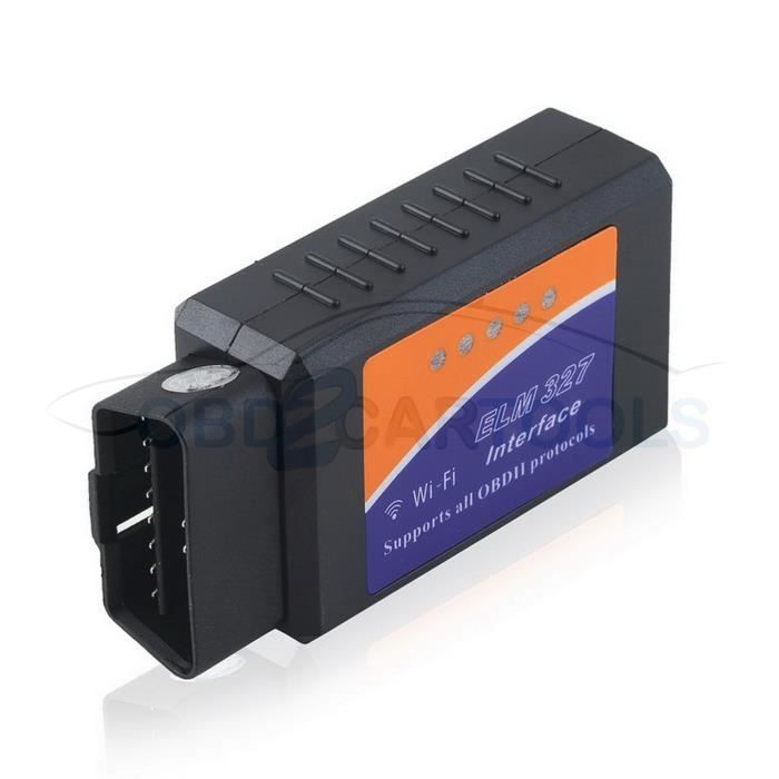 Scanner de diagnostic - ELM - 327 WIFI - OBD-II - Interface Wi-Fi ...