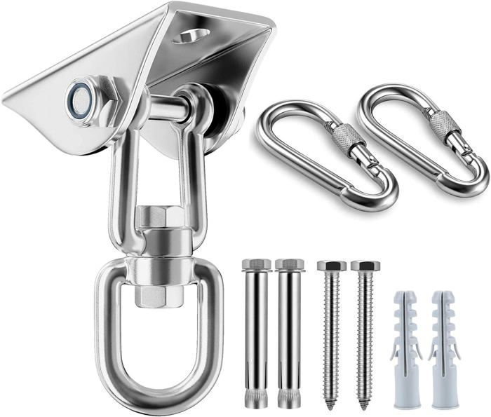 Ensembles Hamac Suspendu Kit, Rotation à 360 ° Acier Inoxydable 304 ...