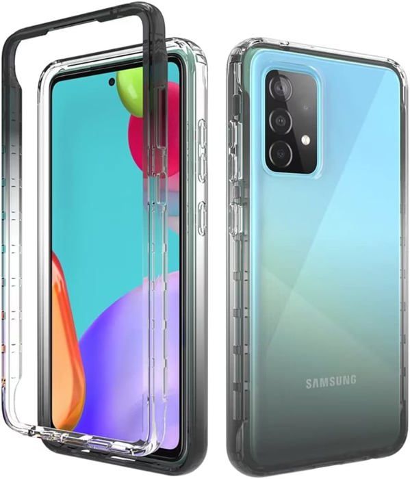Coque Samsung Galaxy A52S 5G/A52 4G/5G transparente TPU PC antichoc, bumper silicone détachable ...