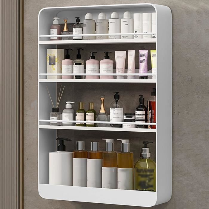 Armoire Murale De Salle De Bain Étagères De Douche,Pas De Perçage ...