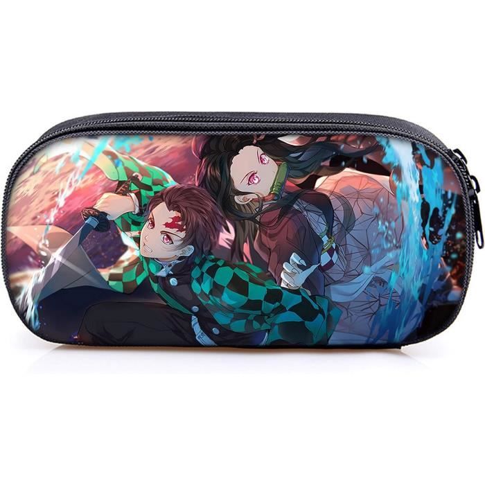 Étui À Crayons De Demon Slayer Trousse À Crayons Anime Japonais Grande ...