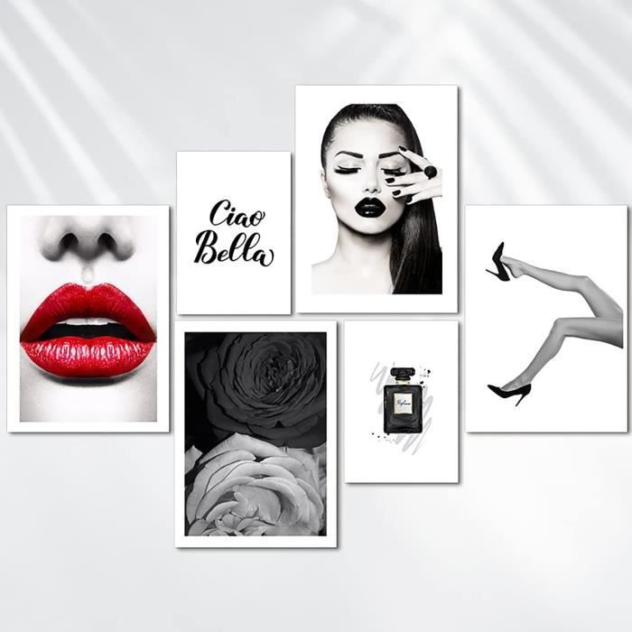 Pano Lot De 6 Affiches Ciao Bella Fashion - Affiches Murales Pour ...