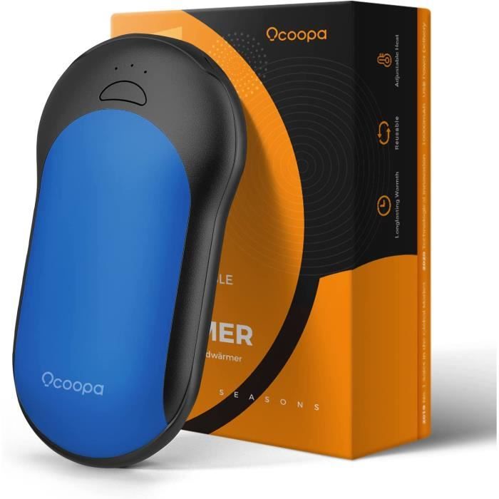 Chauffe Main Rechargeable 10000mAh,Chaleur immédiate Chauffe-Main ...