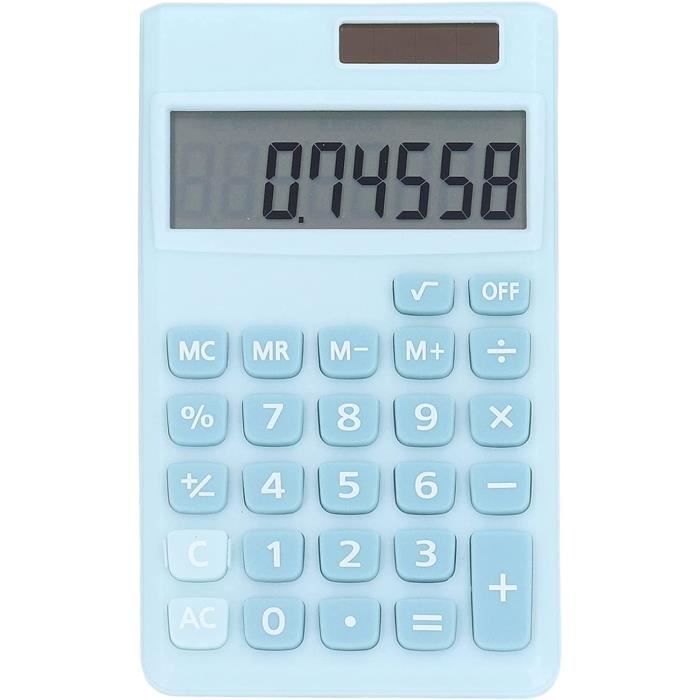 Calculatrice Solaire à 8 Chiffres, Calculatrice de Poche Portable à ...