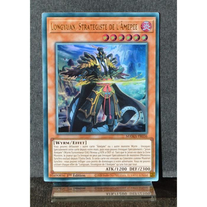 Carte YU-GI-OH MAMA-FR036 Longyuan, Stratégiste de l'Âmépée NEUF FR ...