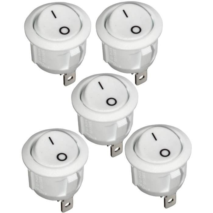 5x Interrupteur commutateur contacteur bouton poussoir sur ressort ...
