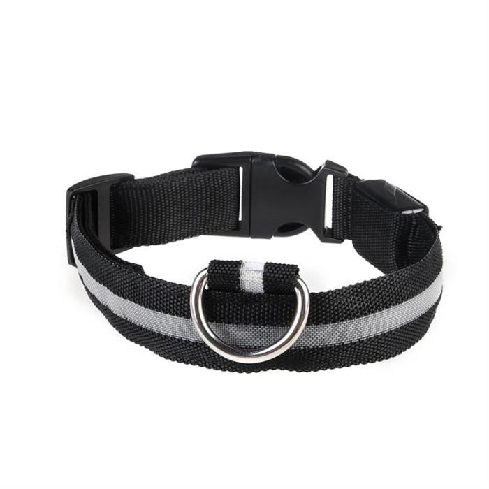 Collier de chien lumineux LED réglable, lumière anti perte, collier de ...
