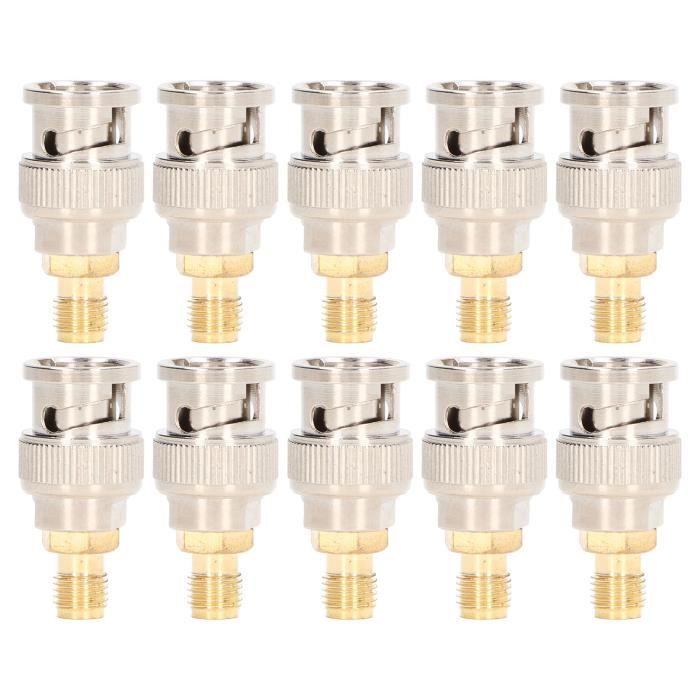 Cikonielf Connecteur de câble coaxial RF 10 pièces RF Coaxial ... Cikonielf Connecteur de câble coaxial RF 10 pièces RF Coaxial ...