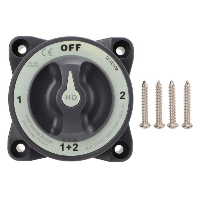 Interrupteur de coupure de batterie marine 500A interrupteur de ...