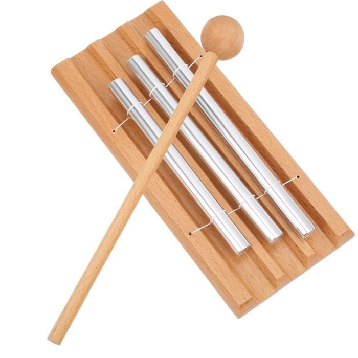 3-Pôle Carillons Éducatifs Enfants Xylophone Instruments à Percussion ...