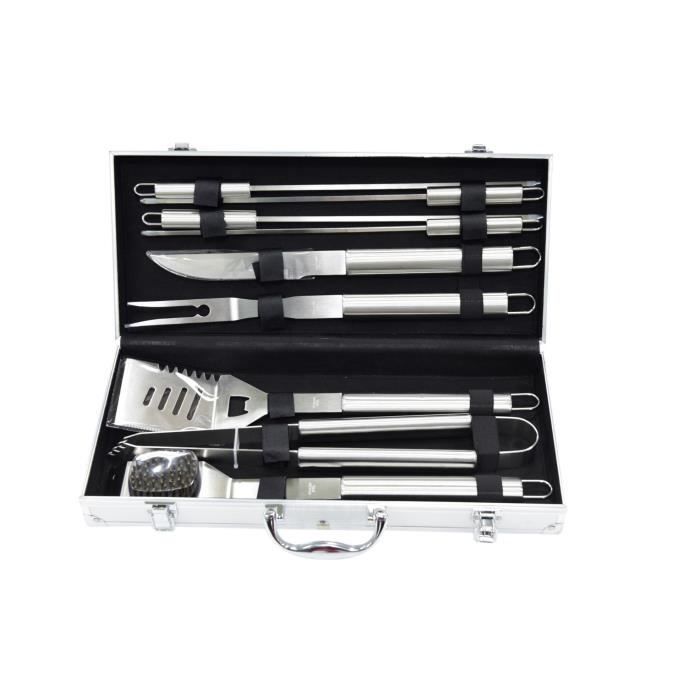 GREADEN - Malette d’accessoires kit de 9 pièces pour barbecue - GR ...