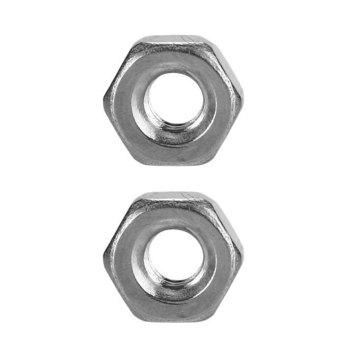 Écrous hexagonaux complets Kit d'assortiment d'écrous filetés en acier ...