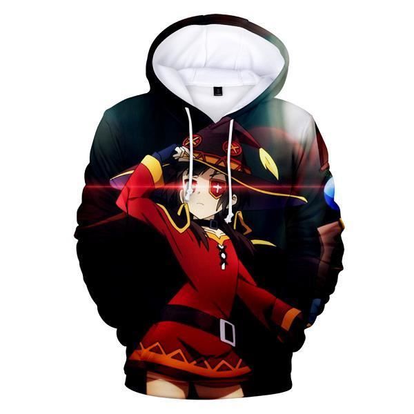 Sweat-shirt imprimé en 3D,Anime Konosuba 3D Sweats à Capuche Imprimés ...