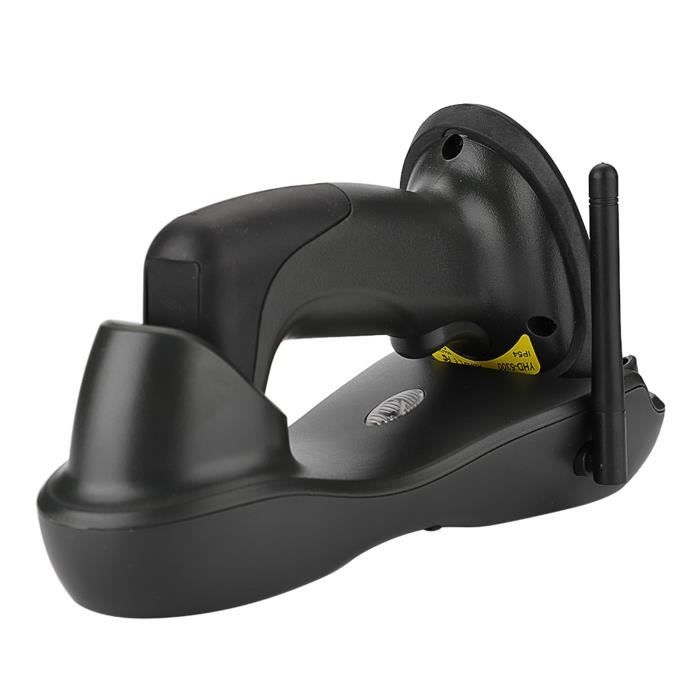 Qiilu Scanner sans fil Base de lecteur de code à barres laser tenue ...