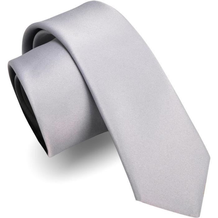 Cravate Fine Mate Pour Homme, Couleur Unie, En Différentes Couleurs, 6 ...