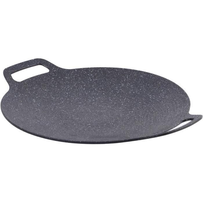 Po Le Griller Cor Enne Grille Antiadh Sive Pour Barbecue Cor En, Plaque Chauffante Ronde Pour ...