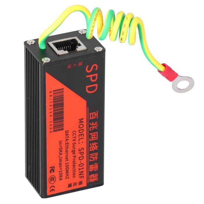 YOSOO Ethernet Thunder Arrester CCTV Surge Protection Anti-Thunder ...