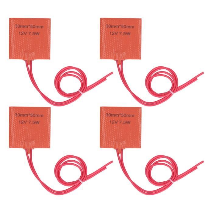 YOSOO Coussin chauffant en silicone 4 pièces tapis chauffant Silicone ...