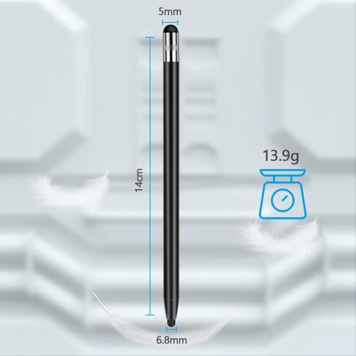 Stylet Tactile, Stylet Pour Tablette, 3 En 1 Stylet En Caoutchouc Touch ...