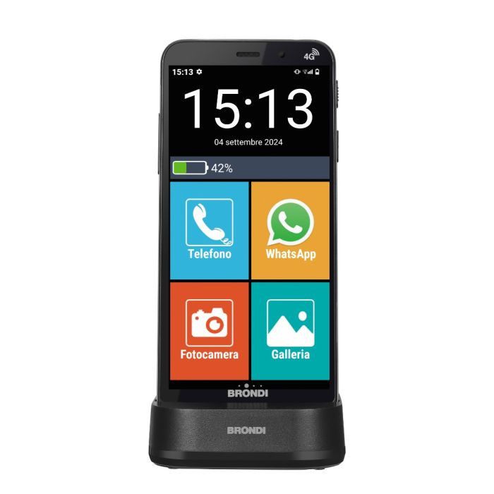 Brondi AMICO VERO Smartphone 4G Dual SIM Android 14 13MP 32GB ...