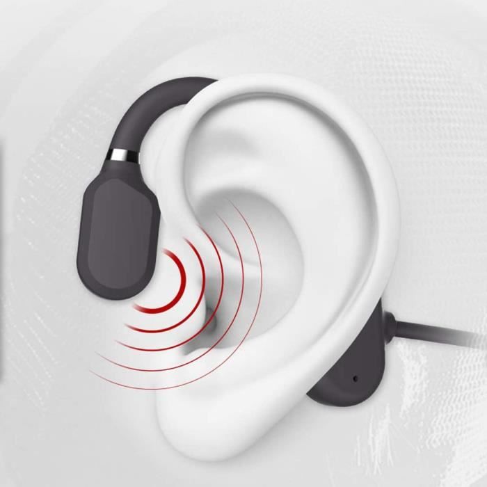 Casque De Conduction Osseuse Bluetooth Oreille Ouverte Sans Fil Hifi ...