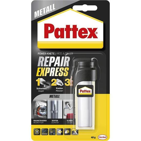 Powerknete Repair Express Metall, 48 g de pâte à modeler couleur métal ...