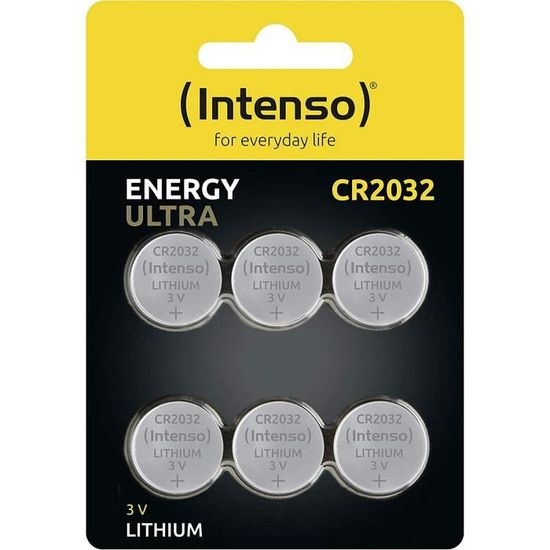 Intenso Energy Ultra CR2032 Lot de 6 Piles Bouton au Lithium113 - Cdiscount Jeux - Jouets