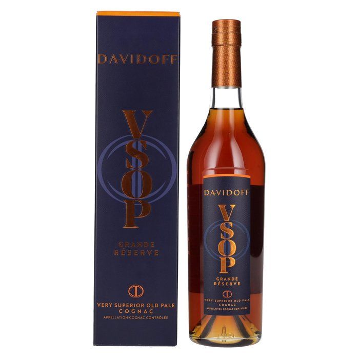 Davidoff VSOP Grande Réserve Cognac 40% Vol. 0,7l en boîte cadeau - La cave Cdiscount
