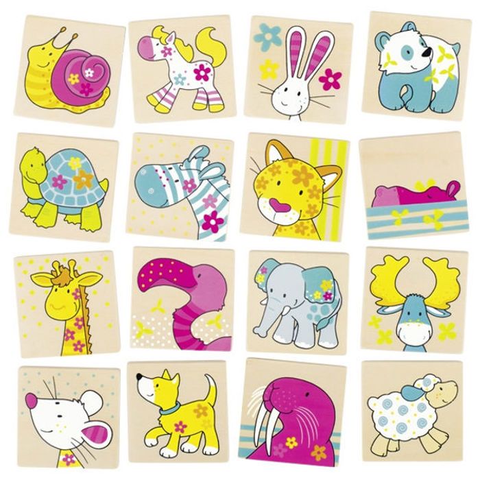 Jeu de memory en bois Mes amis - Cdiscount Jeux - Jouets
