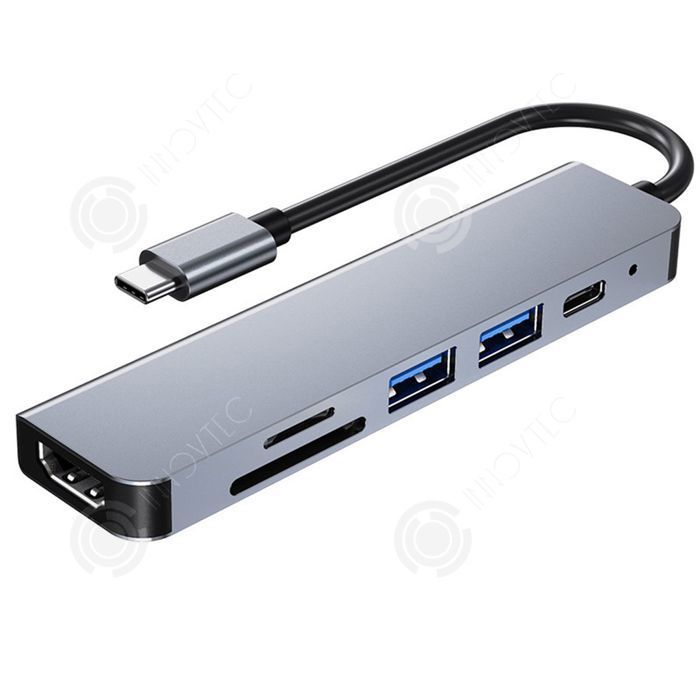 INN Station d'accueil Port USB 3.0 6 en 1 HDMI 4K Chargement PD Des ...
