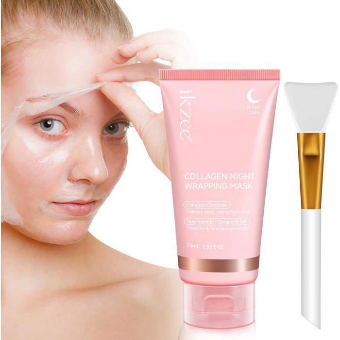 Collagen Night Wrapping Mask, Masque Collagene Visage Peel Off Korean ...