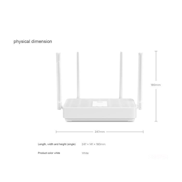 Routeur - Xiaomi – routeur-répéteur wi-fi double bande Redmi AX3000, 6 ...