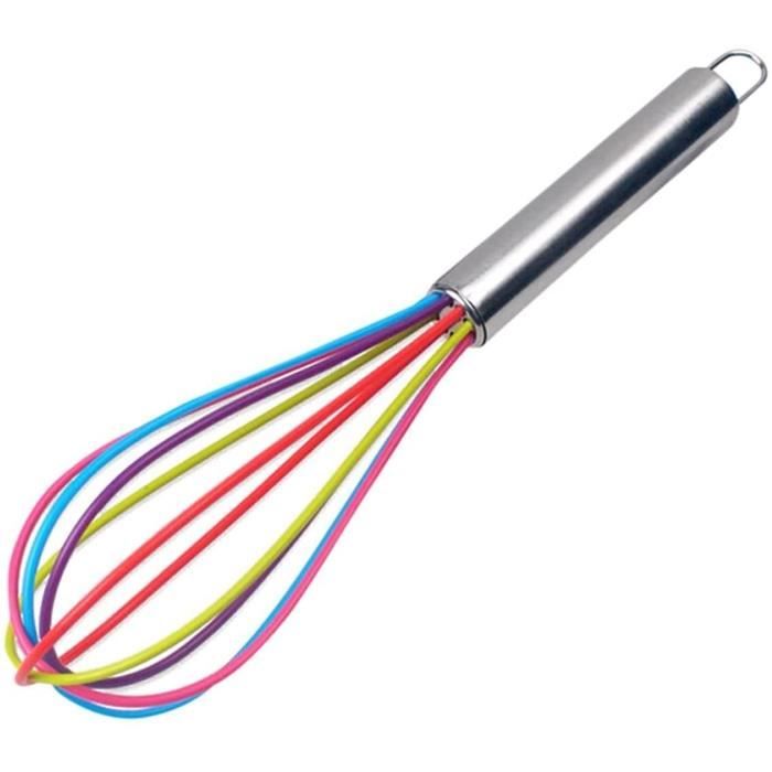 Fouet Cuisine Multicolore Premium Silicone Fouetter avec Whisk Silicone ...