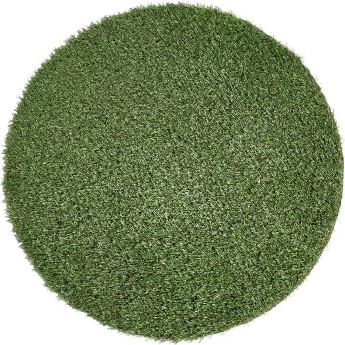 Tapis De Gazon Rond En Fibre Synthétique, Résistant, Résistant, Facile D'Entretien, En Polyester ...